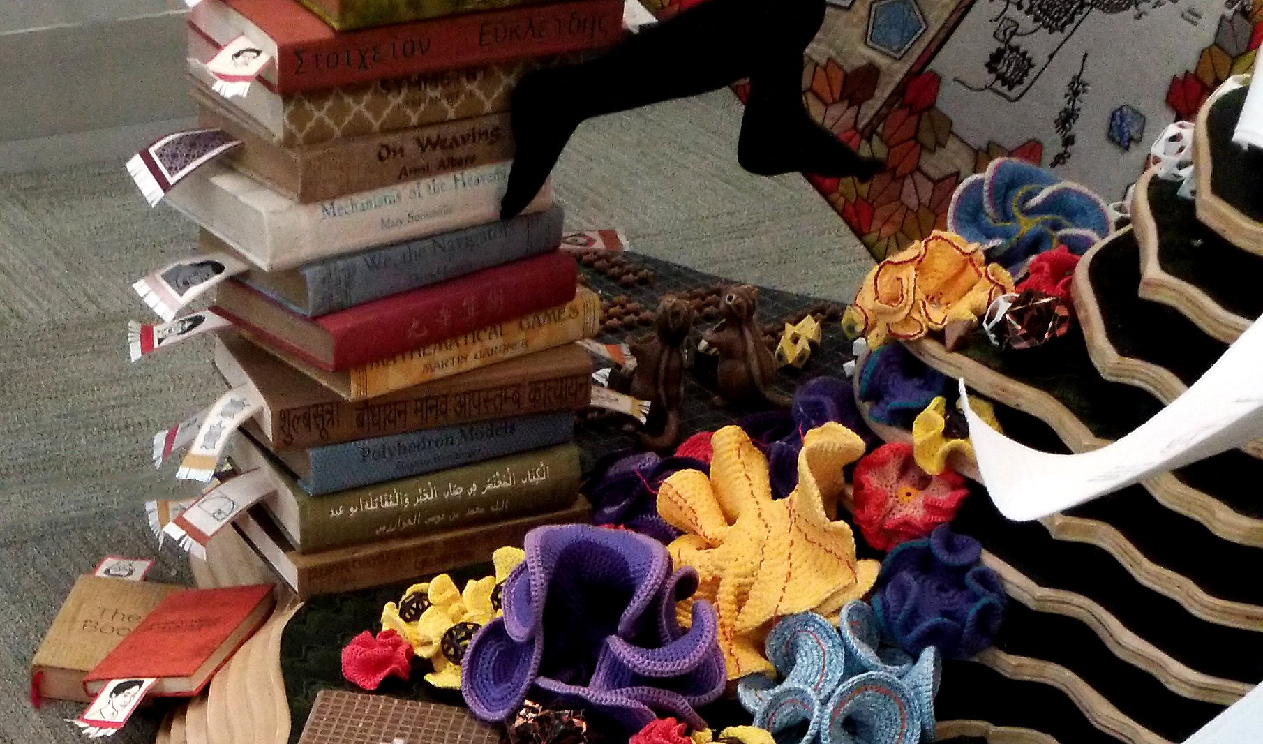 Stack of Books - Through the Mathemalchemy Looking Glass - Mathemalchemy